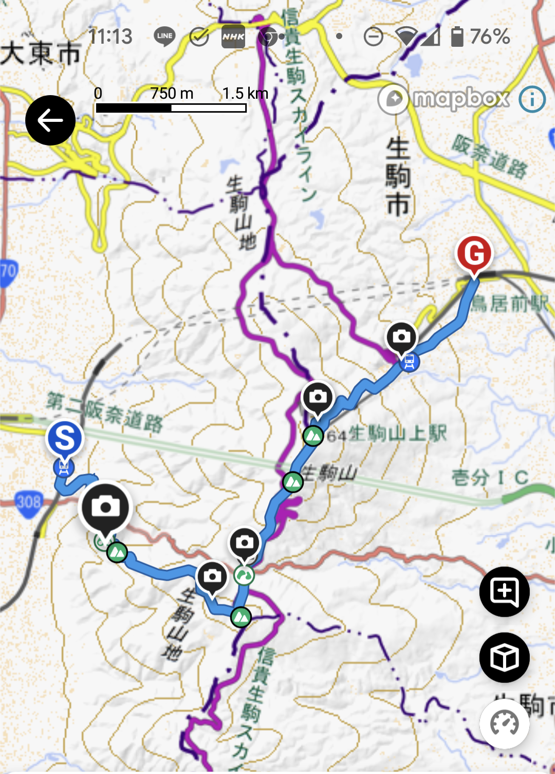 【関西・低山登山】額田駅〜生駒山〜生駒駅 大阪登山日帰りハイキングコース｜ウチログ★Uchilog